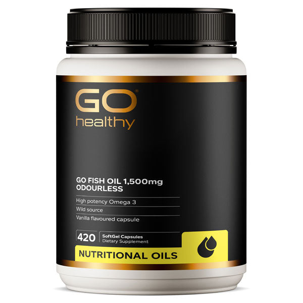 Go Healthy Go Fish Oil 1,500mg Odourless Capsules 420 - Health Chemist ...