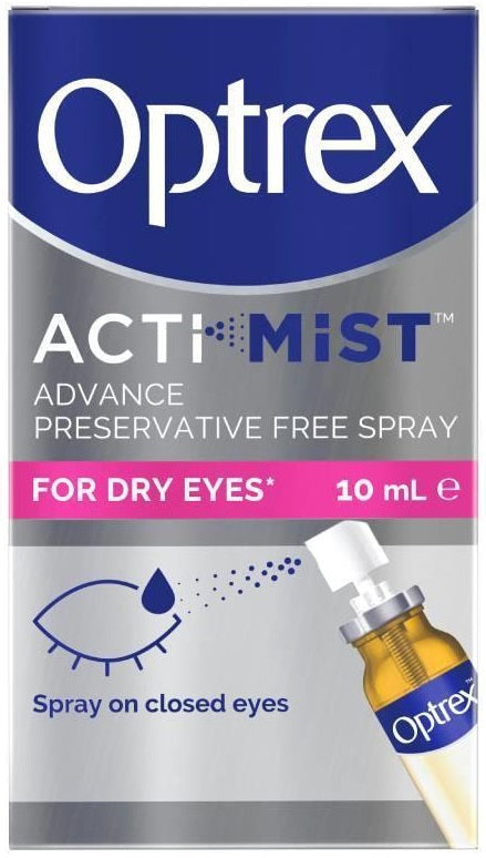 Optrex ActiMist Eye Spray for Dry Eyes 10ml - Health Chemist NZ ...