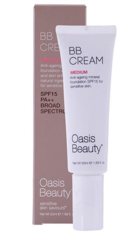 Oasis Sun BB Cream Tinted 50ml (med) - Health Chemist NZ - Online Pharmacy