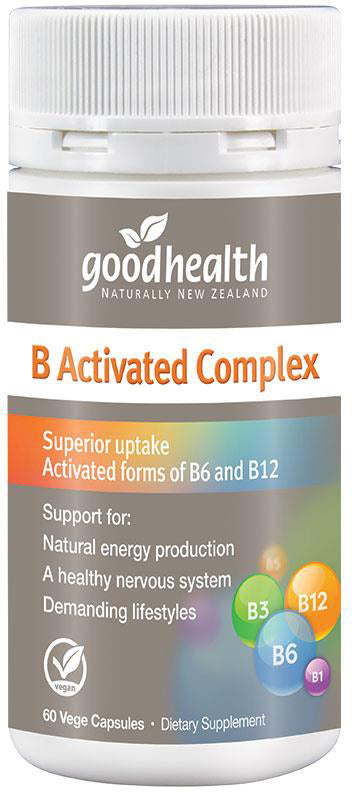 Good Health B Activated Complex 60 caps - Health Chemist NZ - Online ...
