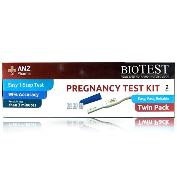 Bio Test Pregnancy Test Kit Double - Health Chemist NZ - Online Pharmacy