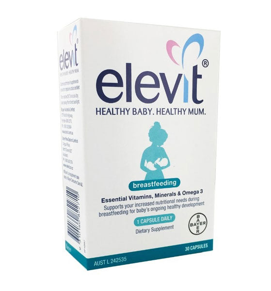 Elevit Breastfeeding Capsules 30 - Health Chemist NZ - Online Pharmacy