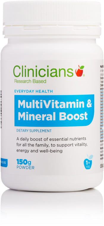 Clinicians MultiVitamin & Mineral Boost Powder 150g - Health Chemist NZ ...