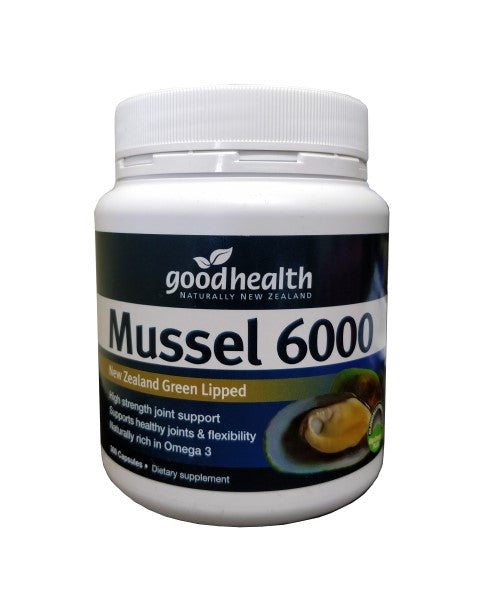 Good Health Mussel 6000 Capsules 300 - Health Chemist NZ - Online Pharmacy
