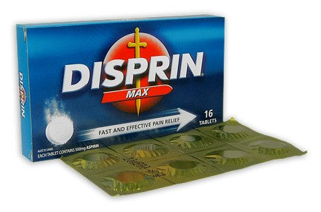 Disprin Max 500mg Tablets 16 - Health Chemist NZ - Online Pharmacy