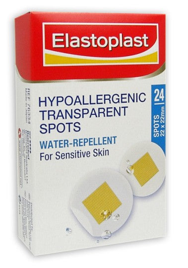 Elastoplast Hypoallergenic Transparent Spots 24 - Health Chemist NZ ...