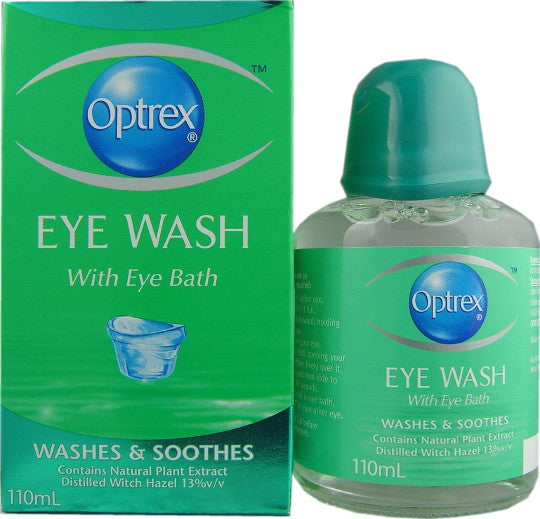 Optrex Eye Wash With Eye Bath 110ml - Health Chemist NZ - Online Pharmacy