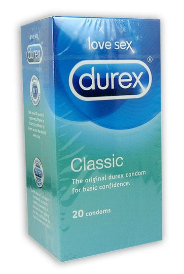 Durex Condom Classic 20 - Health Chemist NZ - Online Pharmacy