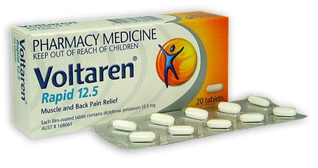 Voltaren Rapid 12.5mg Tablets 20 - Health Chemist NZ - Online Pharmacy