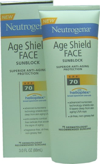 Neutrogena Age Shield Face Sunblock SPF70 88ml - Health Chemist NZ ...