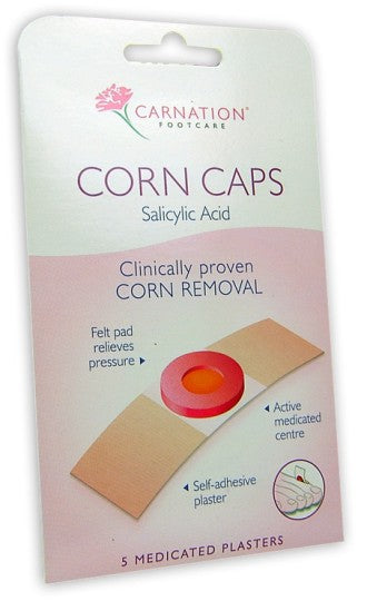 Carnation Corn Caps - 5 Medicated Plasters - Health Chemist NZ - Online ...
