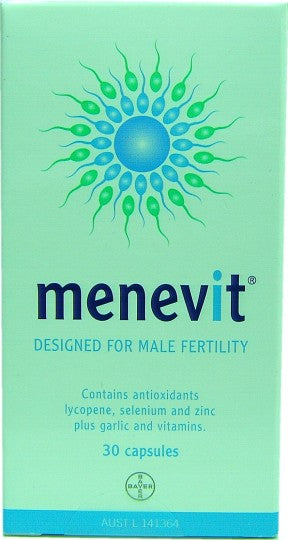 Menevit Capsules 30 - Health Chemist NZ - Online Pharmacy