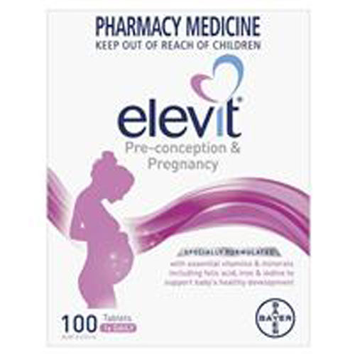 Elevit Film Coated Tablets 100 - Health Chemist NZ - Online Pharmacy