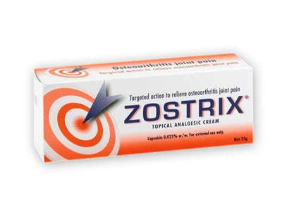 Zostrix Cream 0.025% 25g - Health Chemist NZ - Online Pharmacy