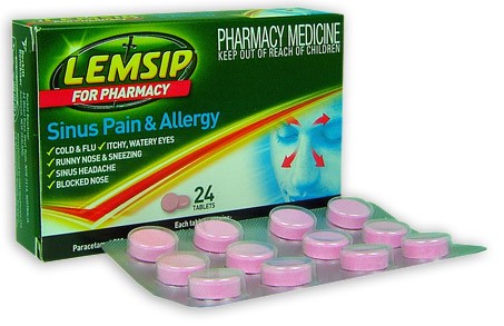 Lemsip Sinus Pain & Allergy Tablets 24 - Health Chemist NZ - Online ...