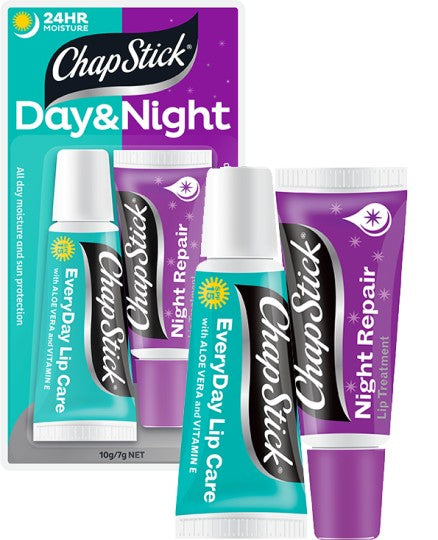 Chapstick Lip Balm Day & Night 10g+7g - Health Chemist NZ - Online Pharmacy
