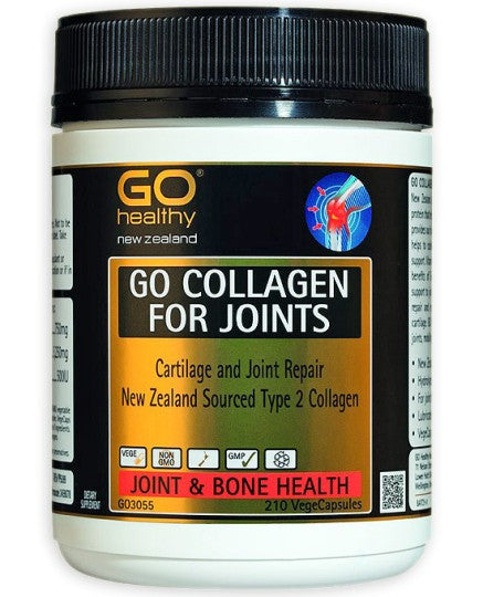 Go Healthy Collagen For Joints VegeCaps 210 - Health Chemist NZ ...