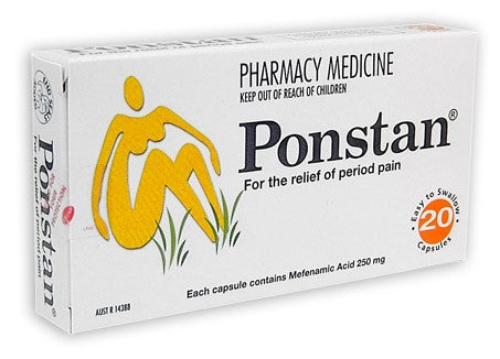 Ponstan Capsules 20 - Health Chemist NZ - Online Pharmacy