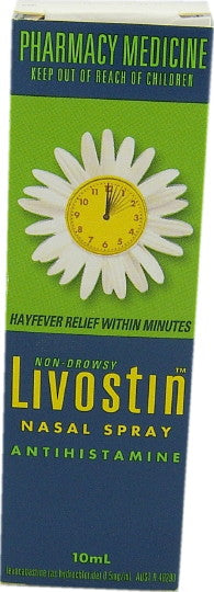 Livostin Nasal Spray 10ml - Health Chemist NZ - Online Pharmacy