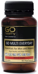 Go Multi Everyday Vegecaps 60 - Health Chemist NZ - Online Pharmacy
