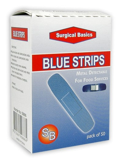 Surgical Basics Blue Strips 50 - Health Chemist NZ - Online Pharmacy