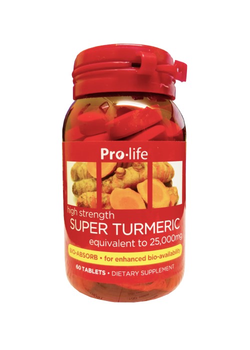 Pro-life Super Turmeric 60 Tablets - Health Chemist NZ - Online Pharmacy